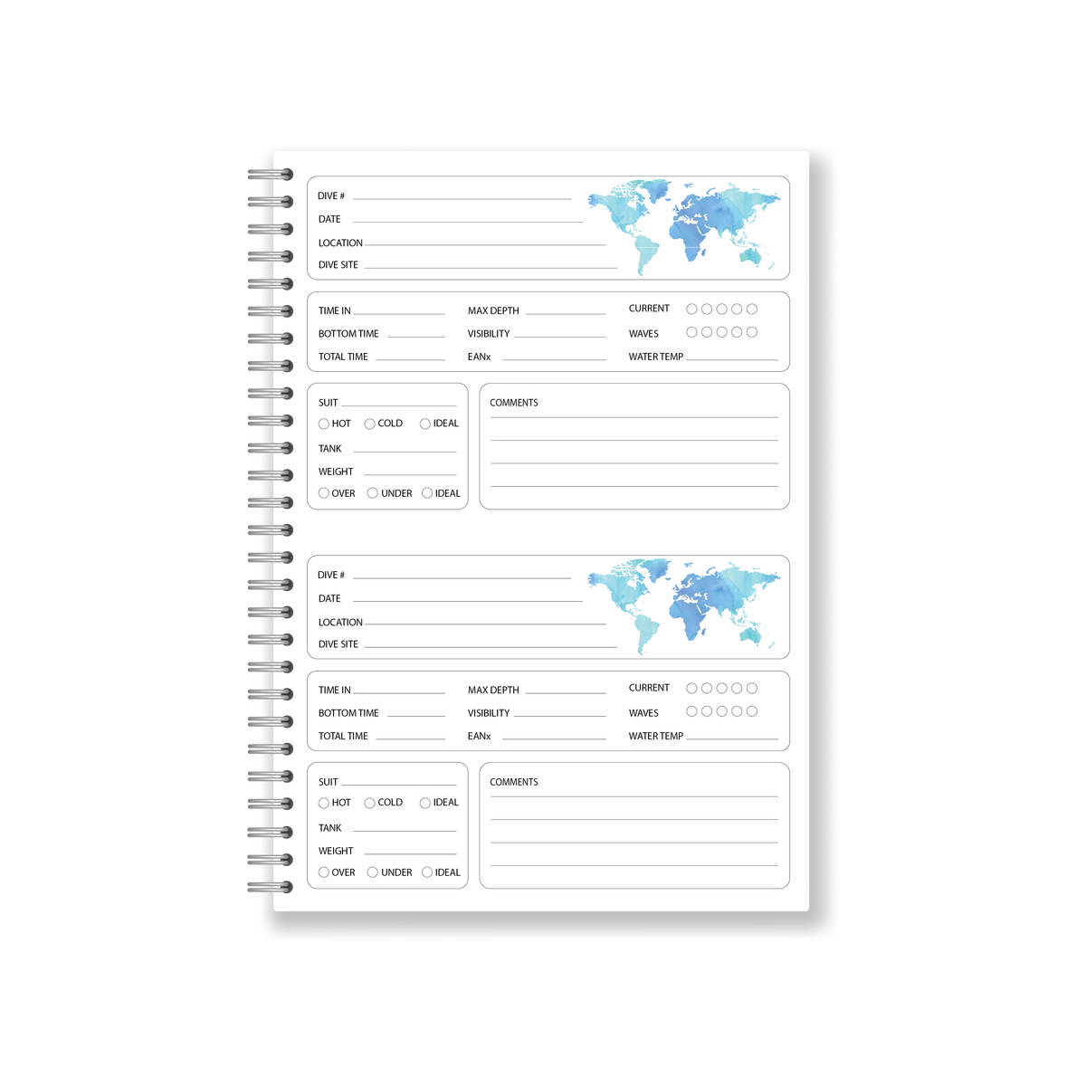 Reef Fish Scuba Diving Log Book – Dive Proof